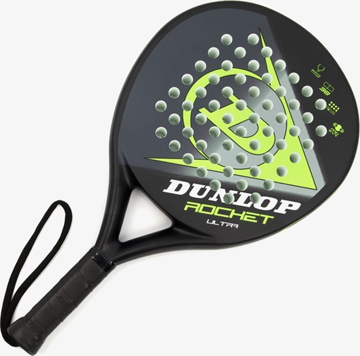 Dunlop Rocket Ultra Pro Padel racket - Zwart met groen ...