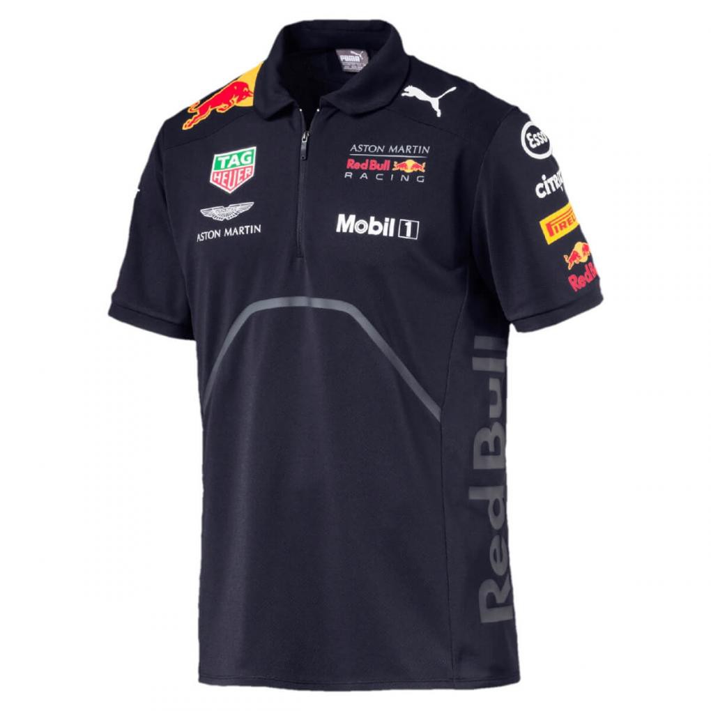 Puma Aston Martin Red Bull Racing Heren Polo - Blauw | SoftshellWebshop.nl