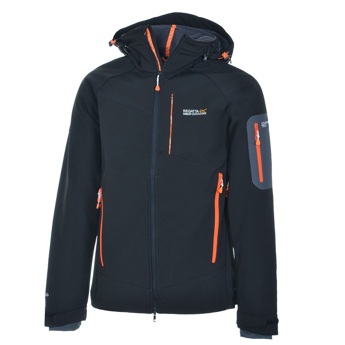 Regatta Hewitts Winter Softshell Jas Heren - Zwart | SoftshellWebshop.nl