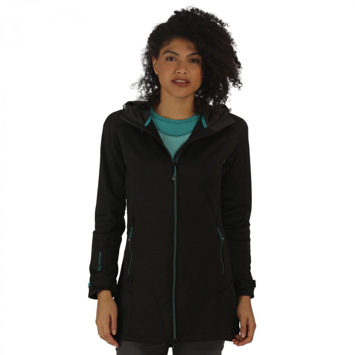 Regatta Dames Softshell Lilywood Jas | Zwart | SoftshellWebshop.nl