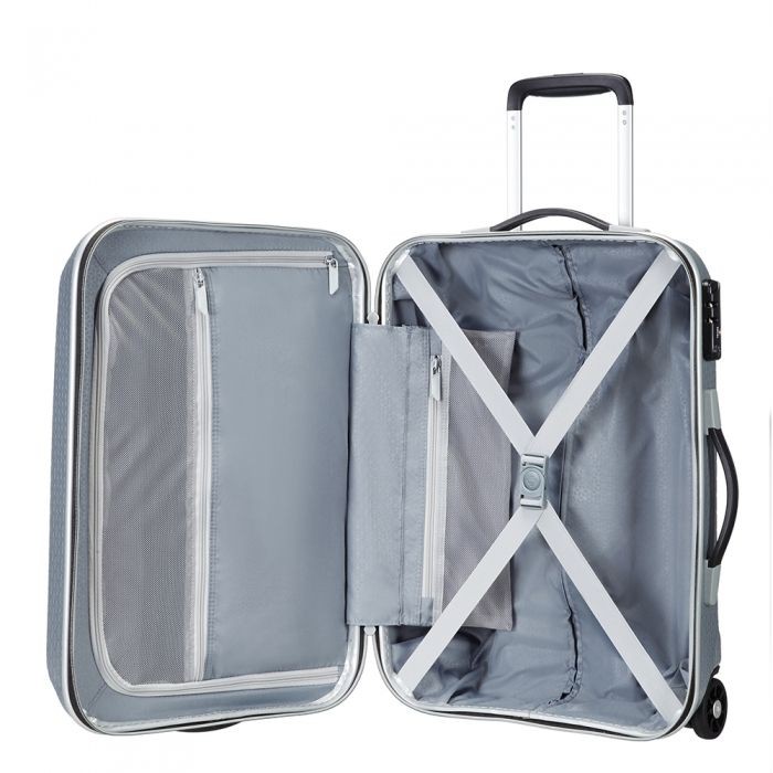 Samsonite Skydro Upright - Handbagagetrolley - 55 cm - Zilver | 2e Kans ...